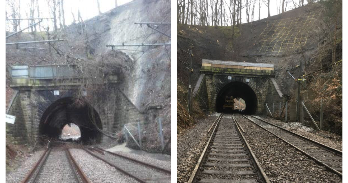Emergency call out to landslip at Springs Tunnel | AmcoGiffen