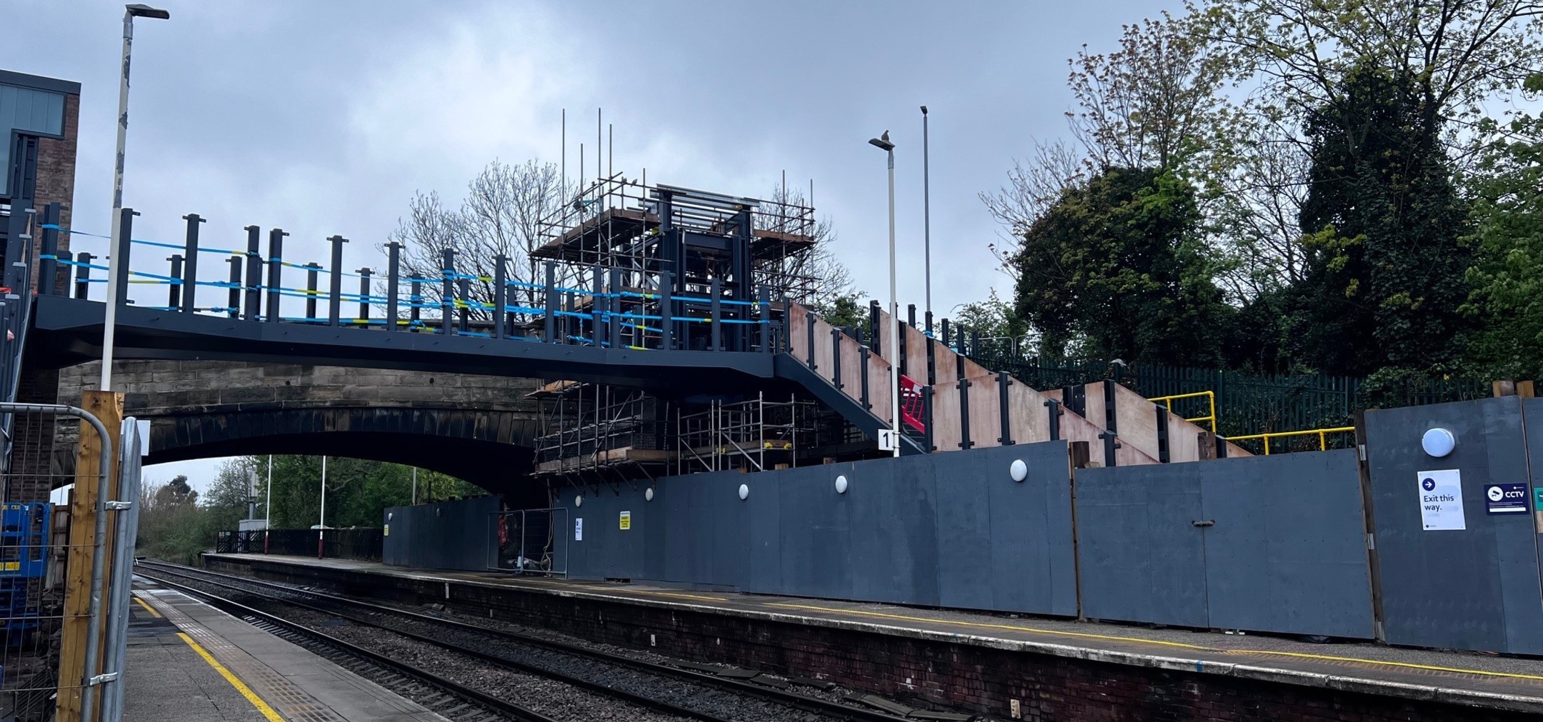 Garforth's Beacon Style Footbridge Installed | AmcoGiffen