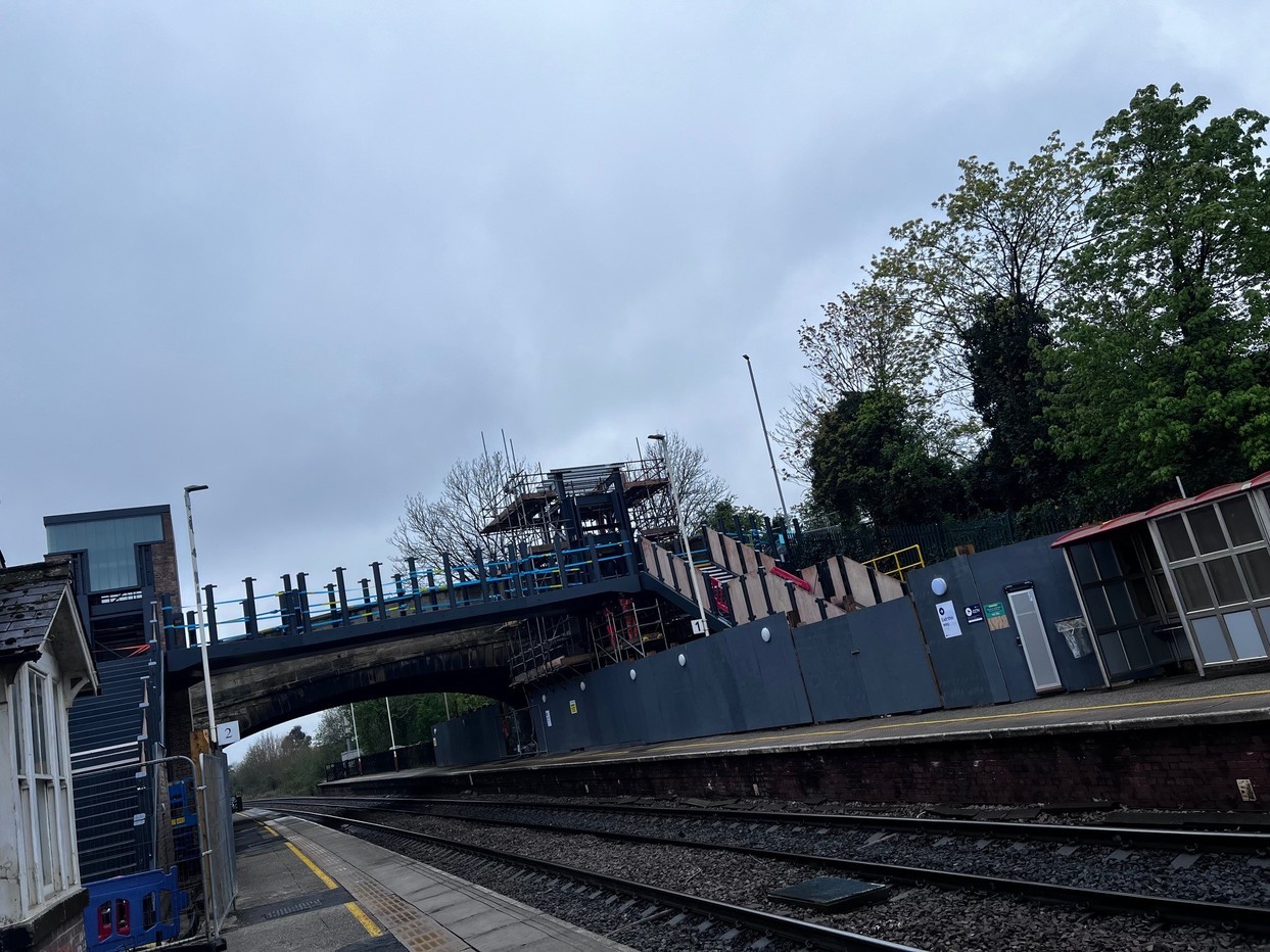 Garforth's Beacon Style Footbridge Installed | AmcoGiffen